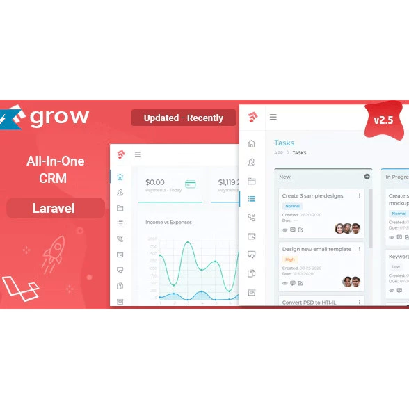 Grow CRM – Laravel Project Management PANDUSOLUSI - SOFTWARE AND WEB ...